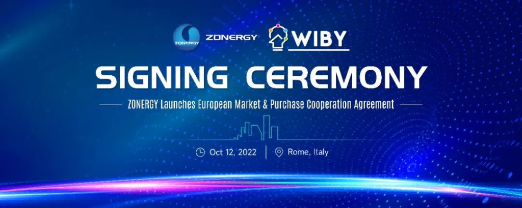 ZONERGY EUROPE SRL, WIBY SRL sign strategic cooperation agreement in ...