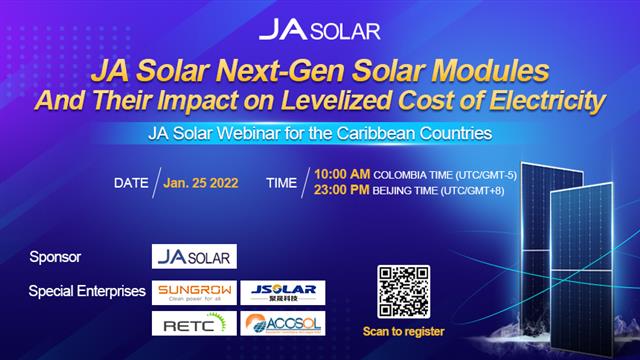 [Webinar] JA Solar Next-Gen solar modules and Their Impact on LCOE- The ...