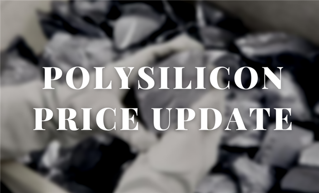 Polysilicon prices back on upward trend after 2 weeks of stability|All ...