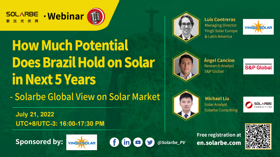 【Webinar】How Much Potential Does Brazil Hold on Solar in Next 5 Years ...
