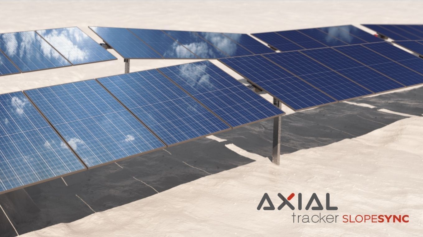 New tracker design for steep slopes