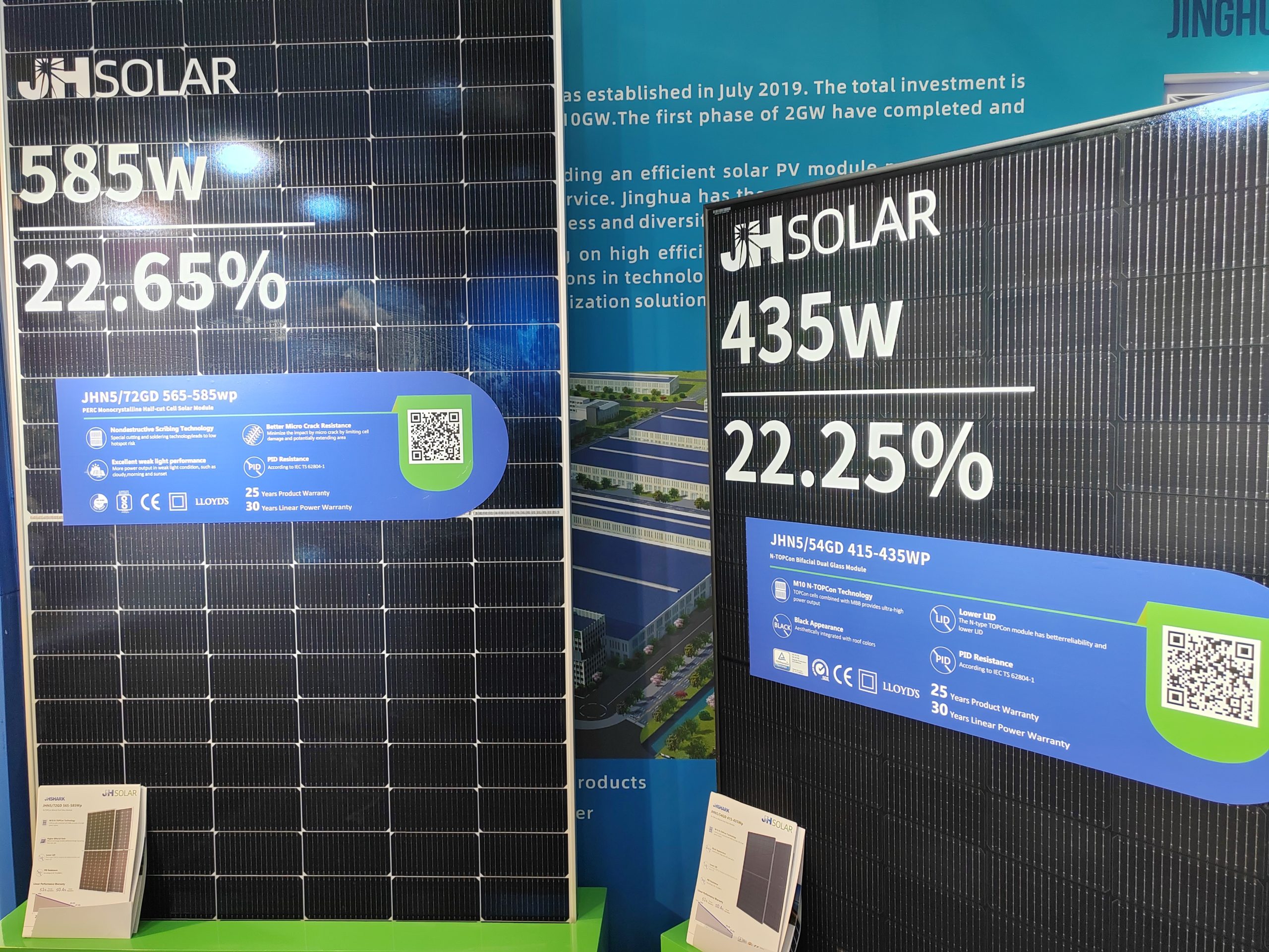 Live from the exhibition | JH SOLAR unveiled multiple new modules ...