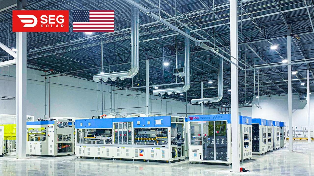 Countdown to Production: SEG Solar's U.S. Solar Module Plant Enters ...