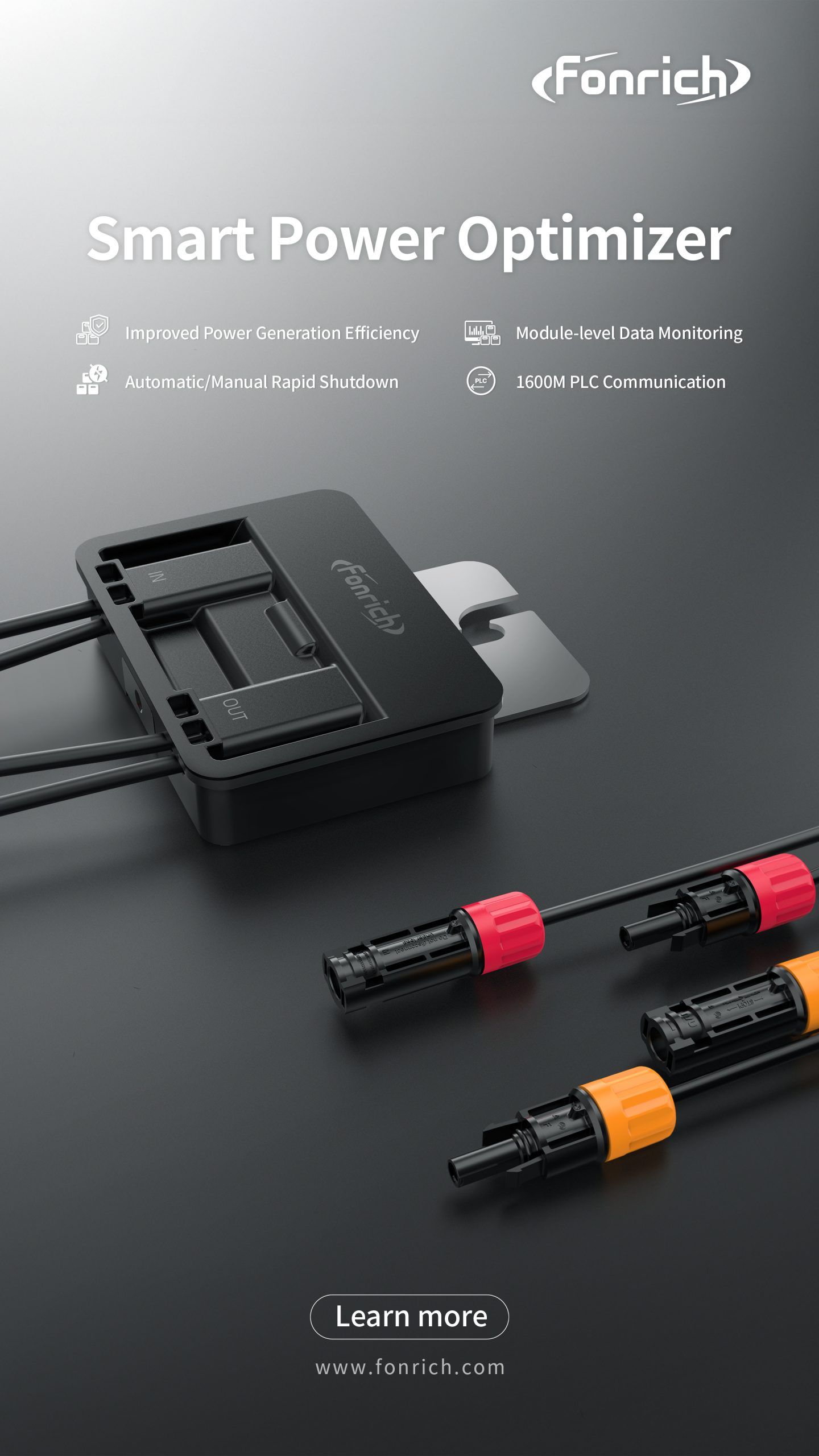 Fonrich Smart Power Optimizer | The Efficiency Pioneer in the Photovoltaic Field