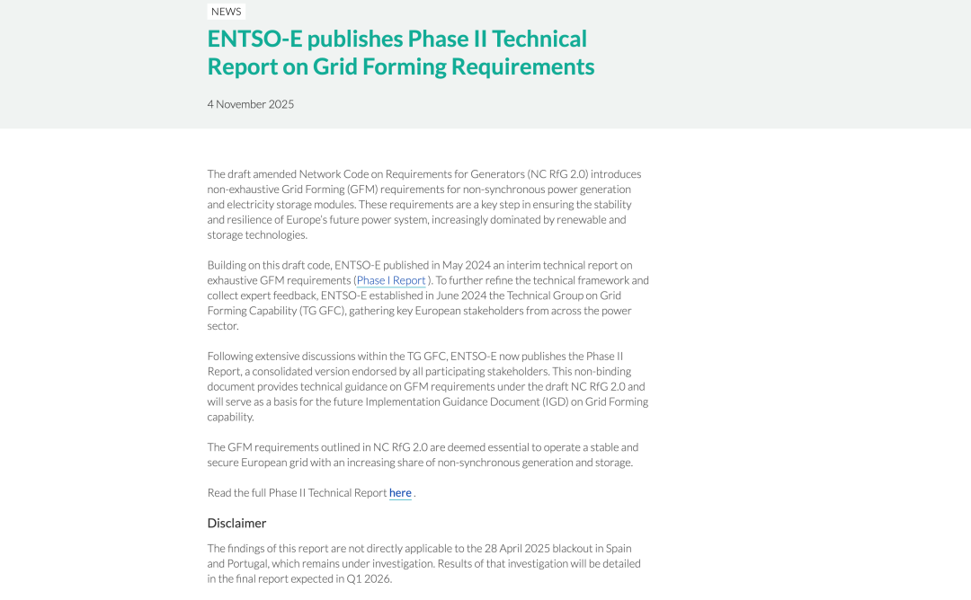 EU New Regulation: Energy Storage Systems Above 1MW Must Possess Grid ...